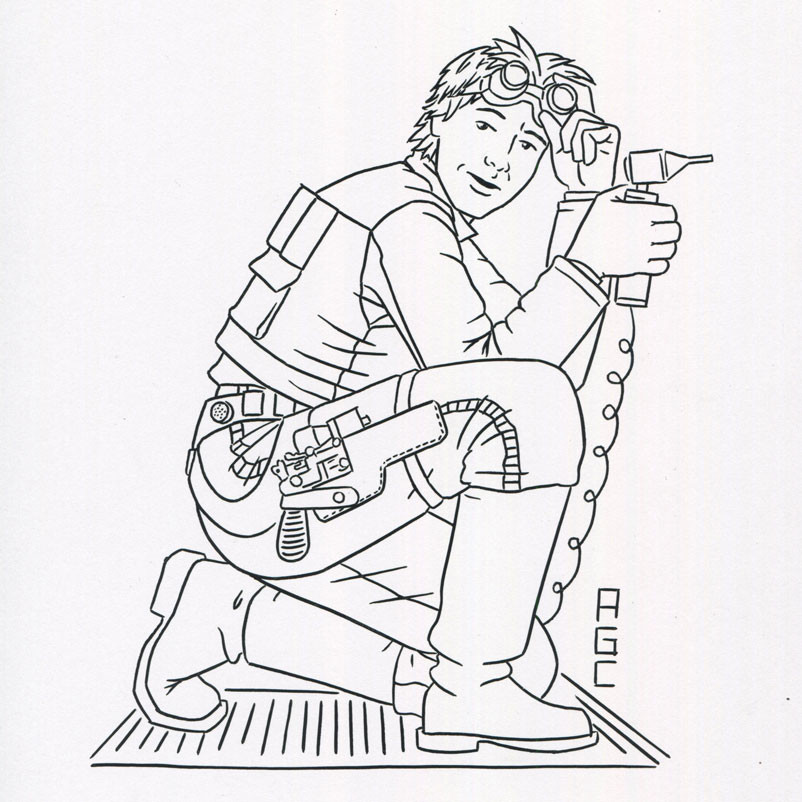 poe dameron coloring pages