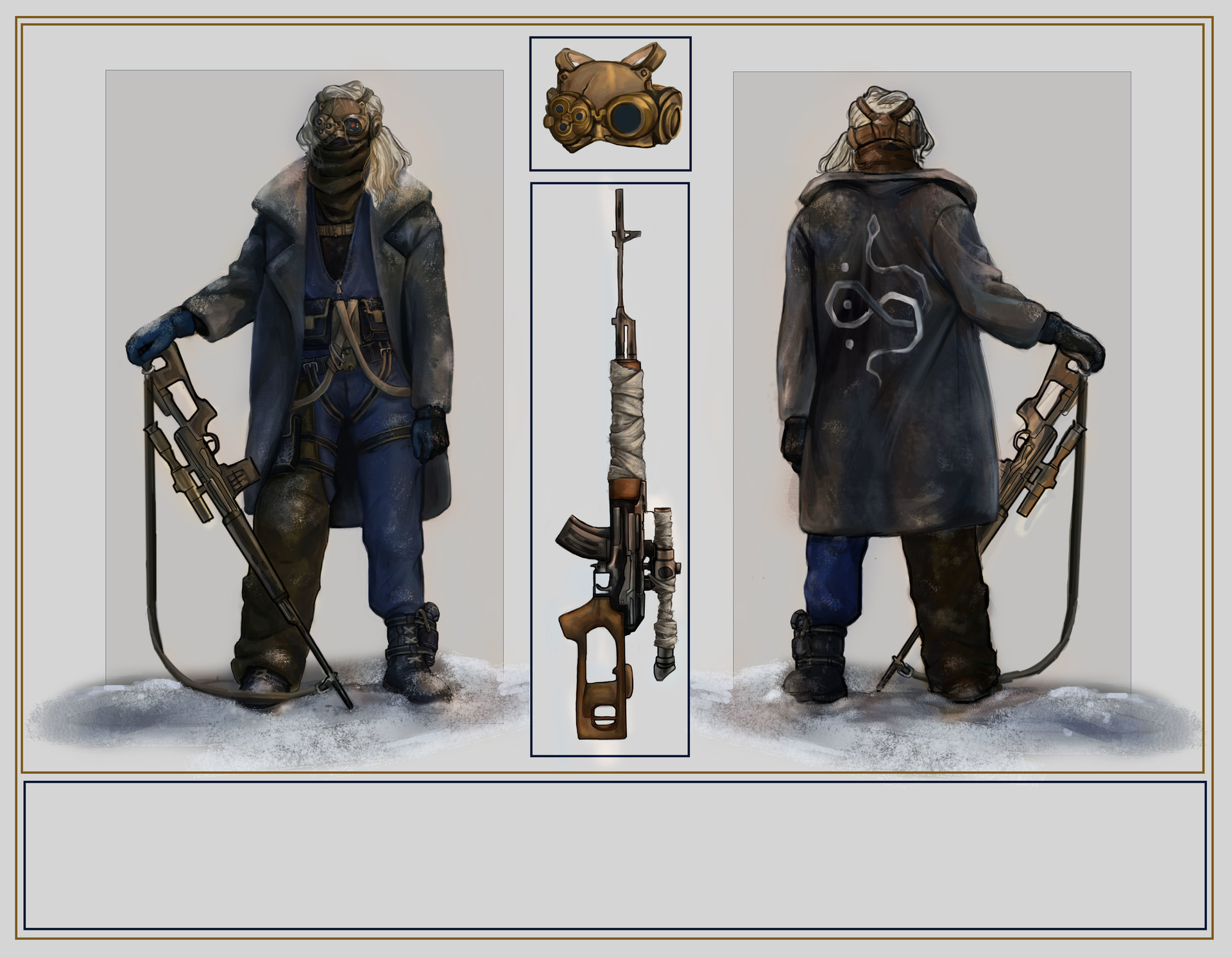 ArtStation - Post Apoc Mercenary Leader