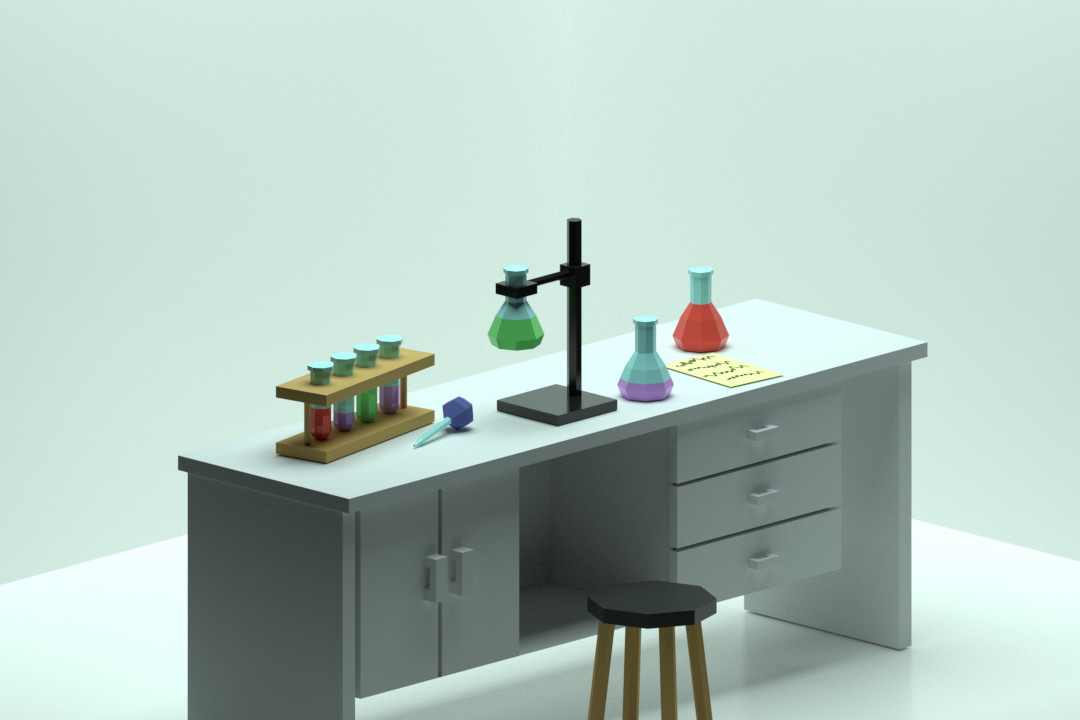 ArtStation - Chemistry workstation