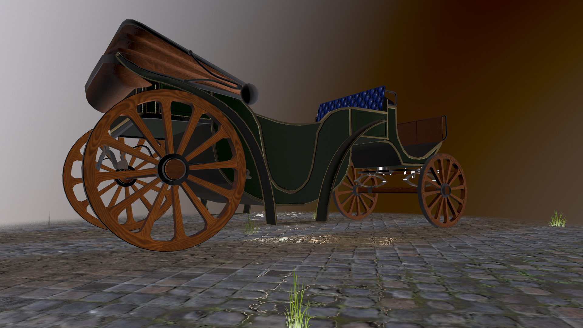 Alan Lilley - Landau Carriage Open/ Closed