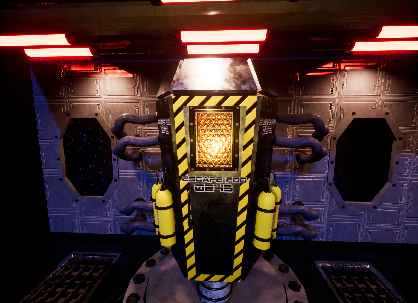 ArtStation - Escape Pod Room