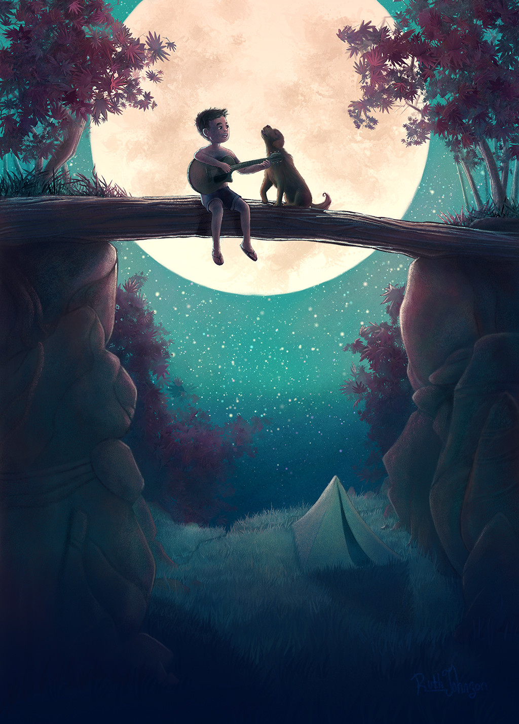 ArtStation - Moonlit Music