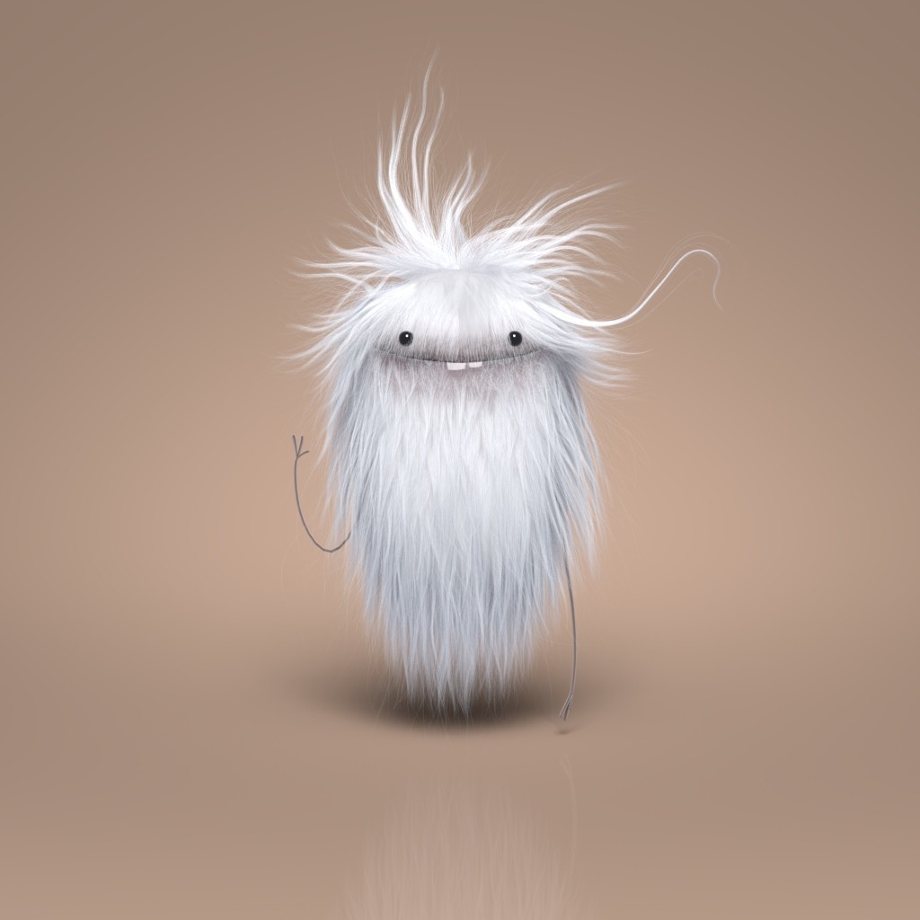 ArtStation - floating furry creature