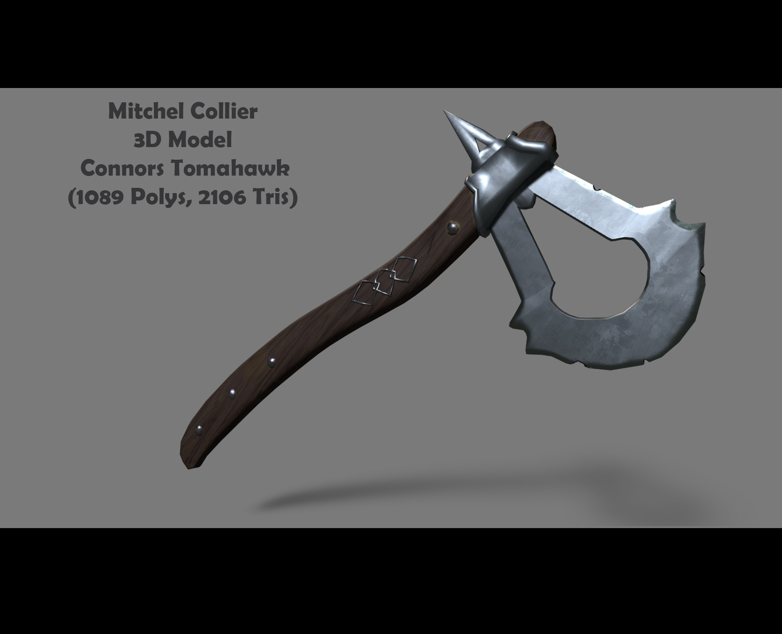 Mitchel Collier - Connors Tomahawk 3D model