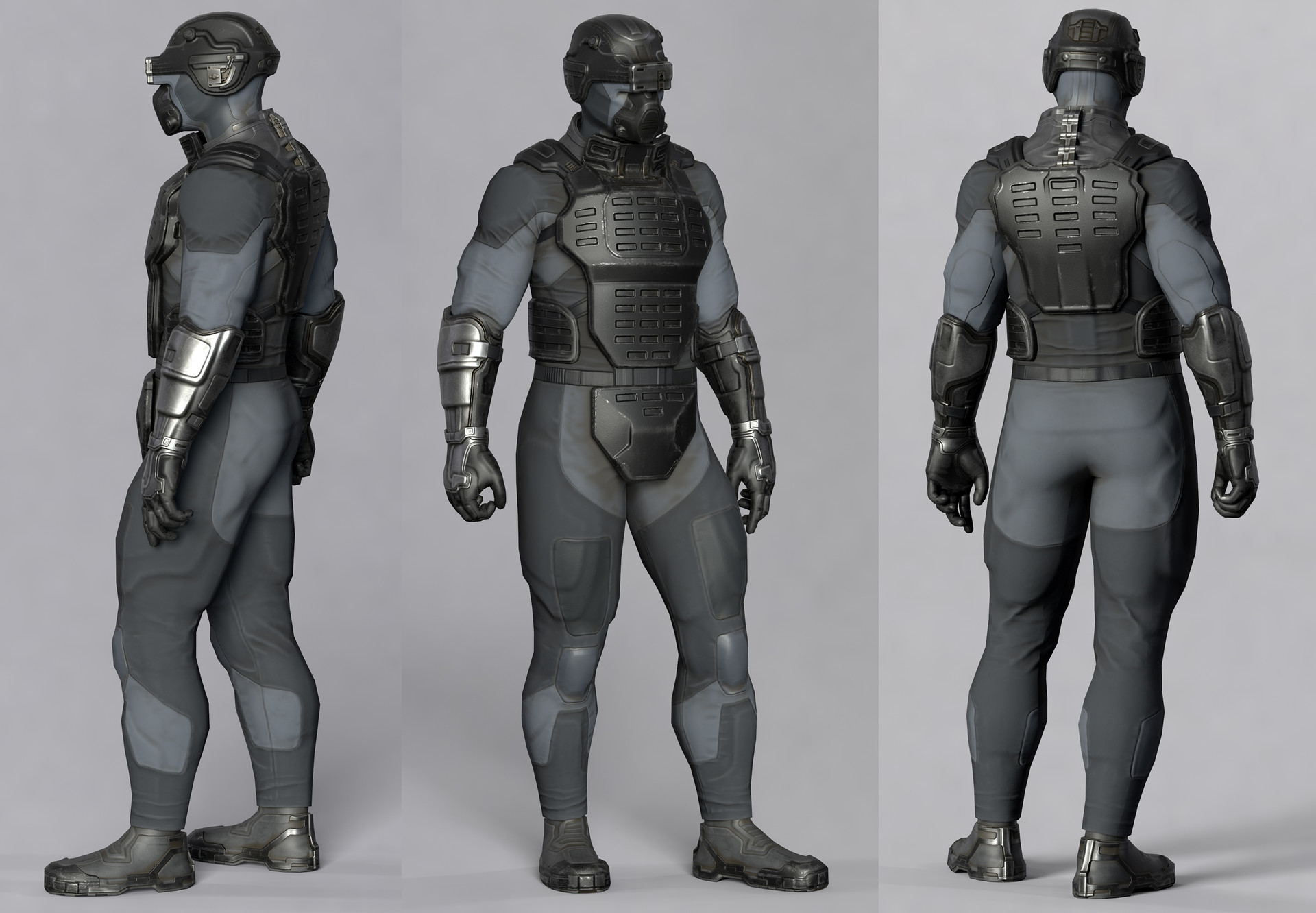 Charles Kim - Armored Exo Suit