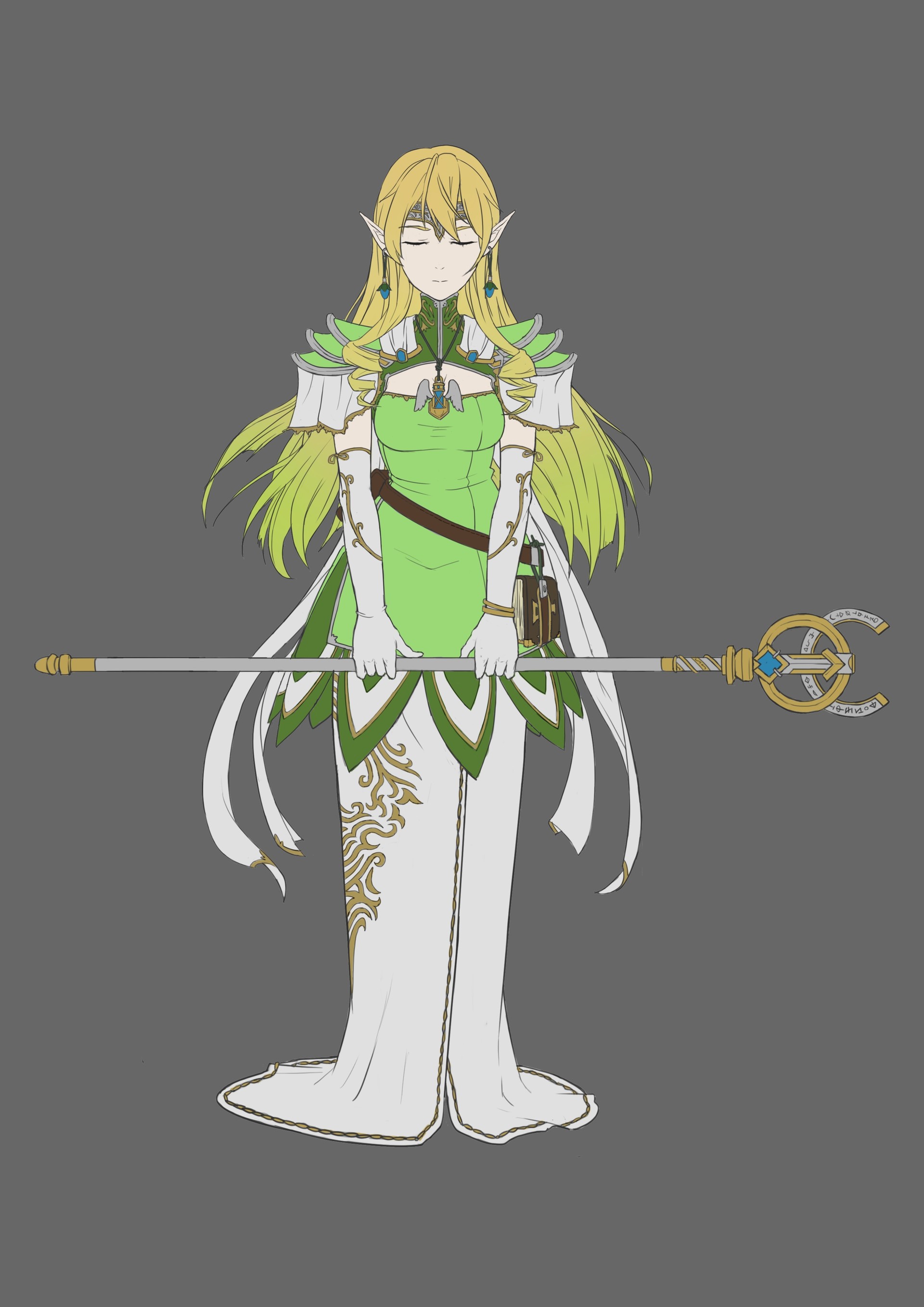 ArtStation - Elf High Priestess