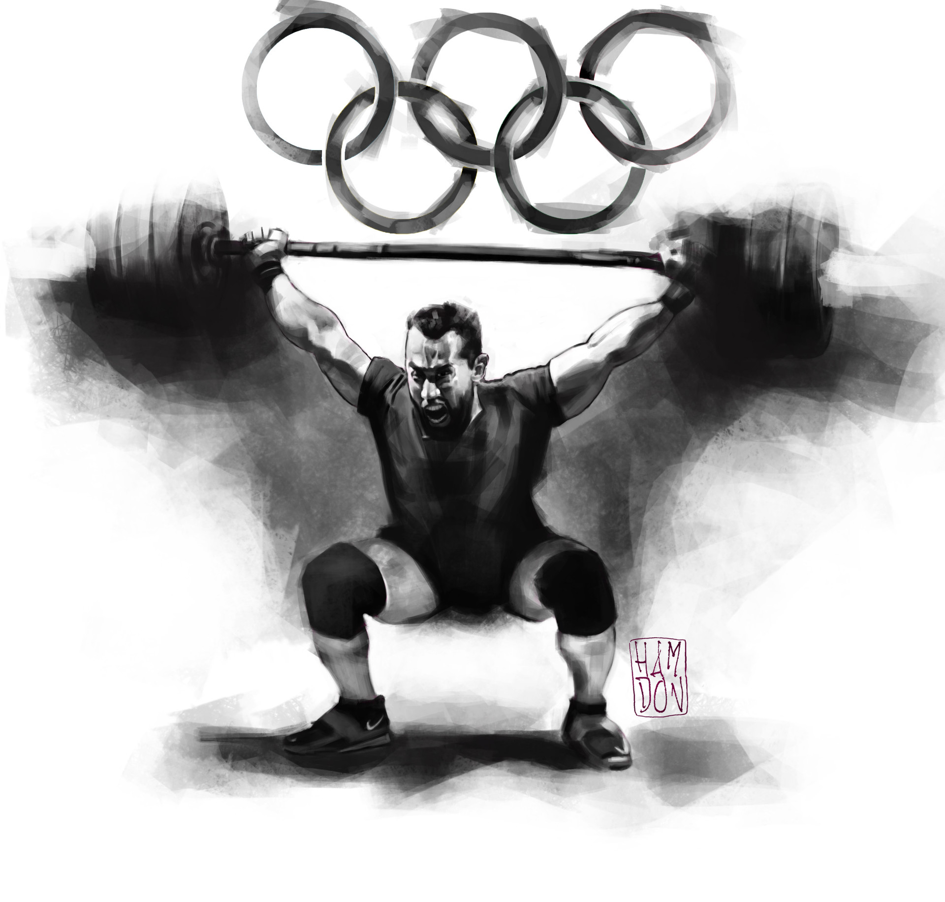 ArtStation - sultan squat snatch