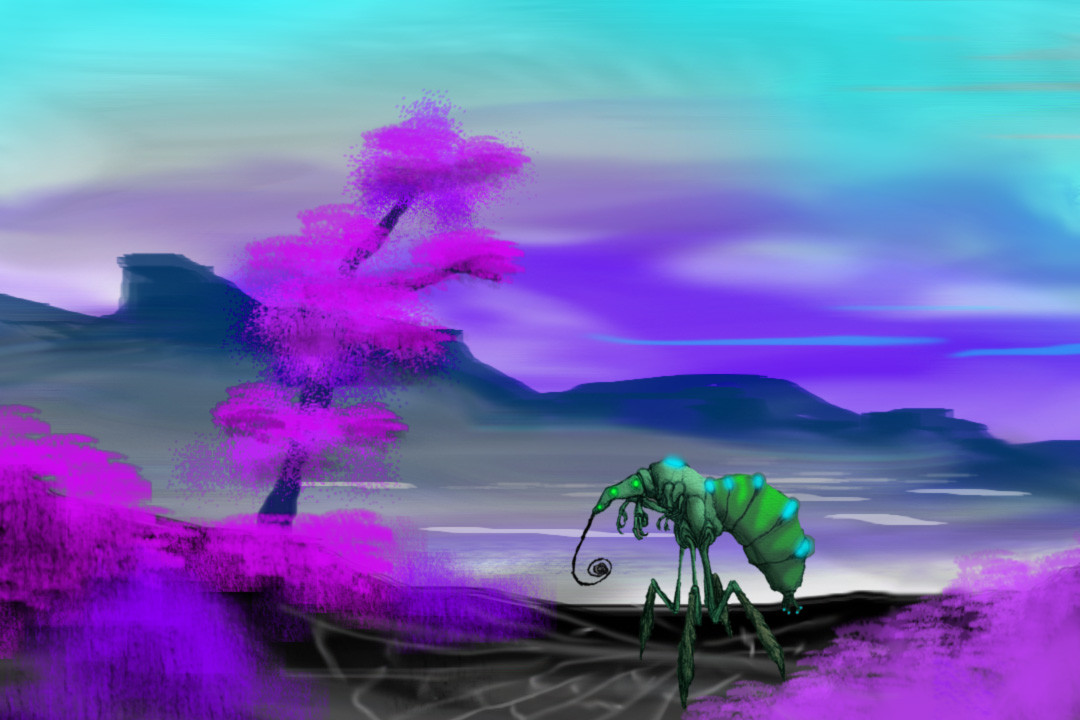 exoplanet surface art