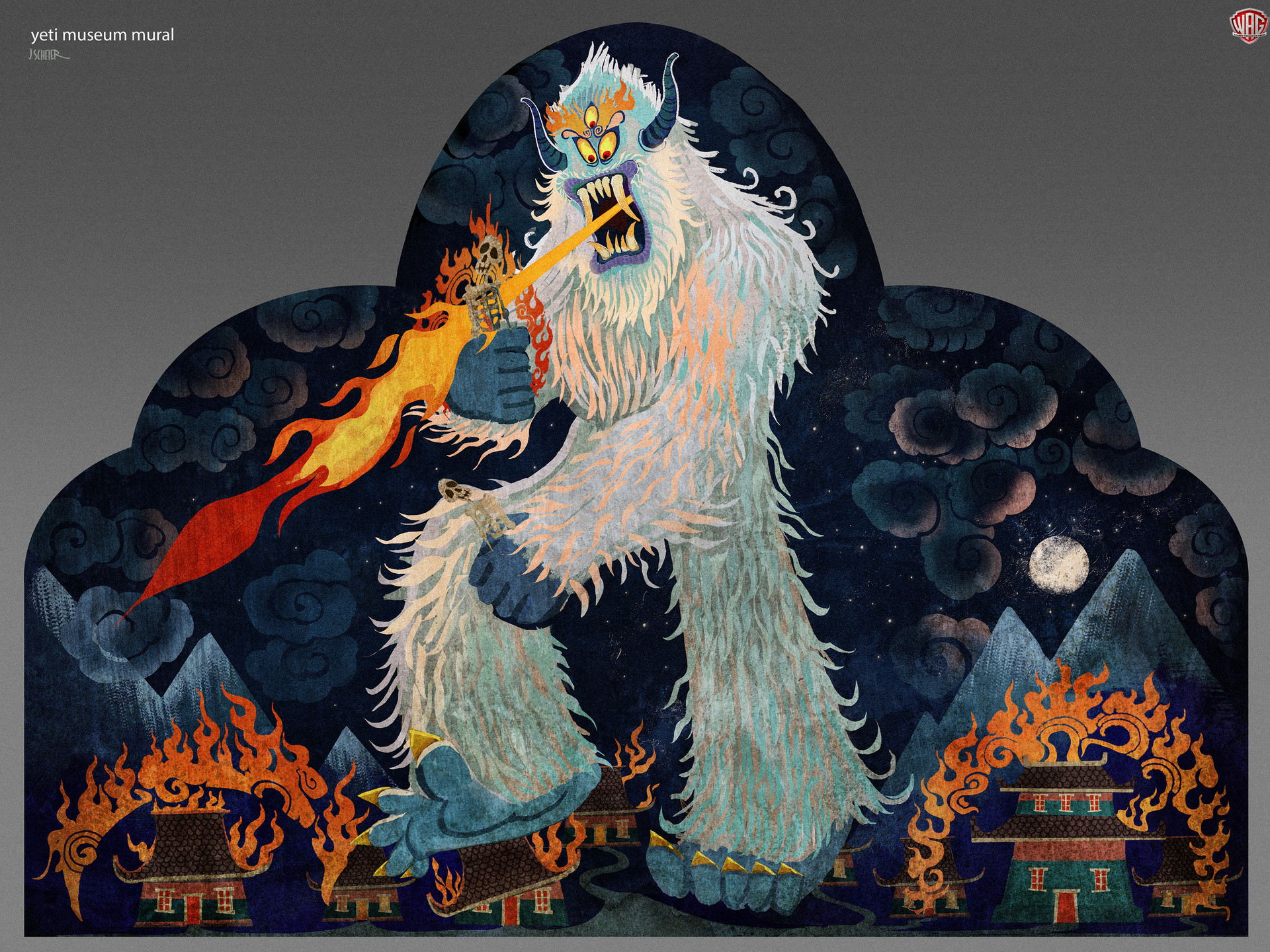 Jason Scheier - Smallfoot - Location Design - The Yeti Museum