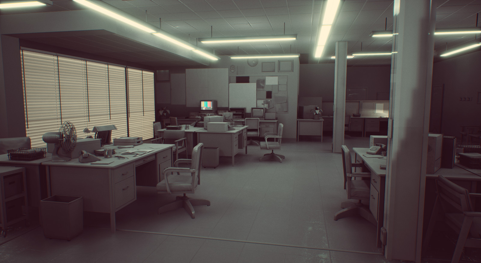 Martin Molnar - Retro Police Station - Office