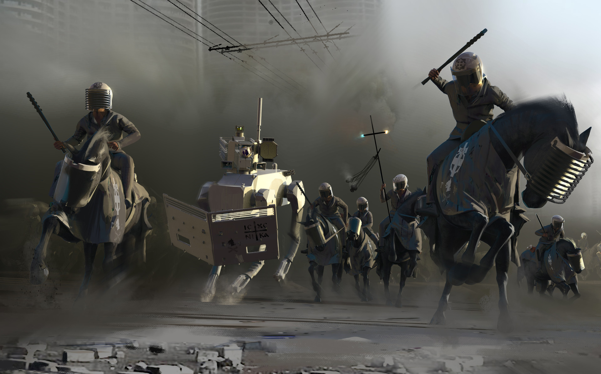 ArtStation - Riot police