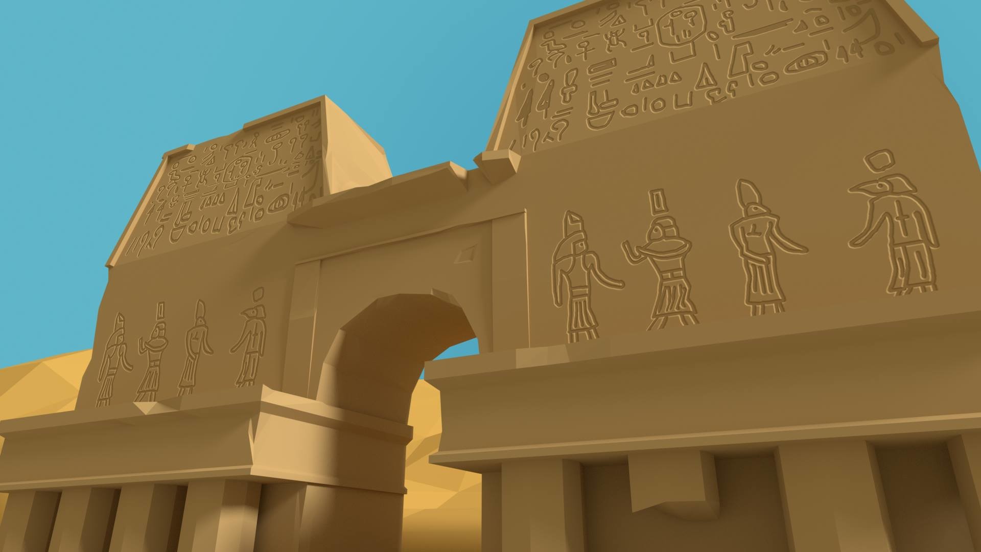 ArtStation - Temple of Edfu