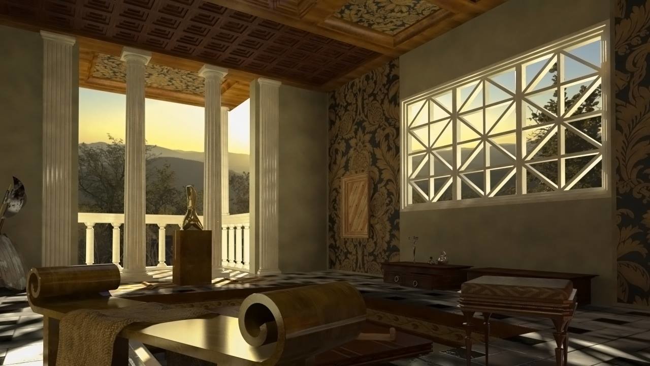 ArtStation - 3D Rome Interior And Exterior