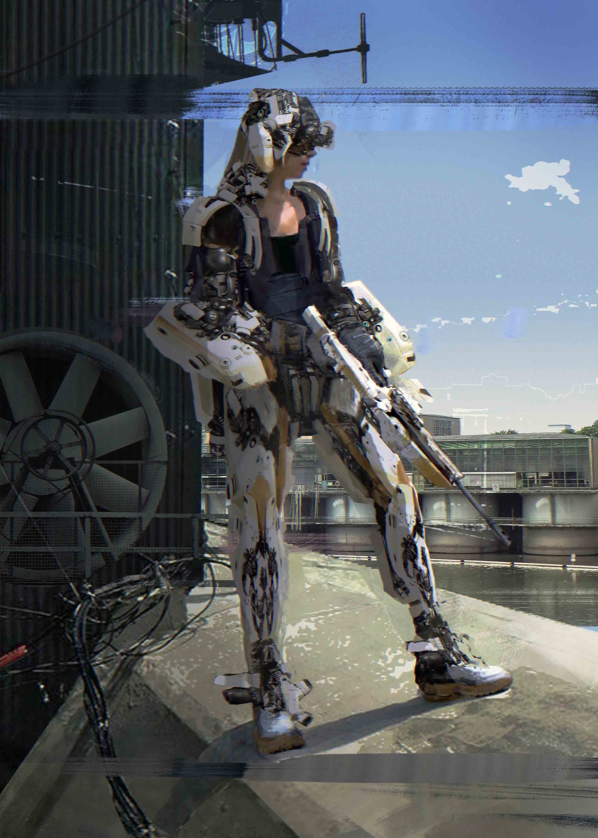 ArtStation - Girl 2, sci-fi style