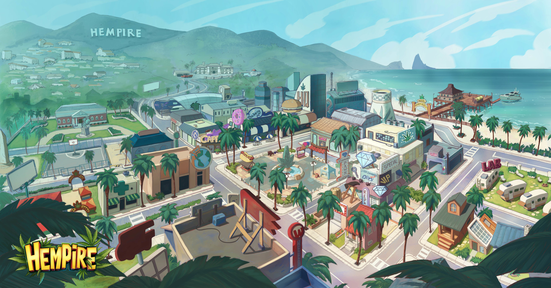 ArtStation - Hempire Town