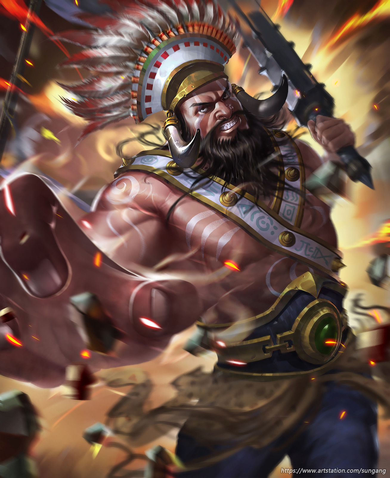 ArtStation - Menghuo/ Romance of Three Kingdoms