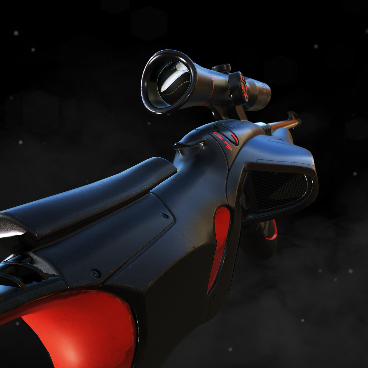 Brandon Hall - Alien Sniper Rifle