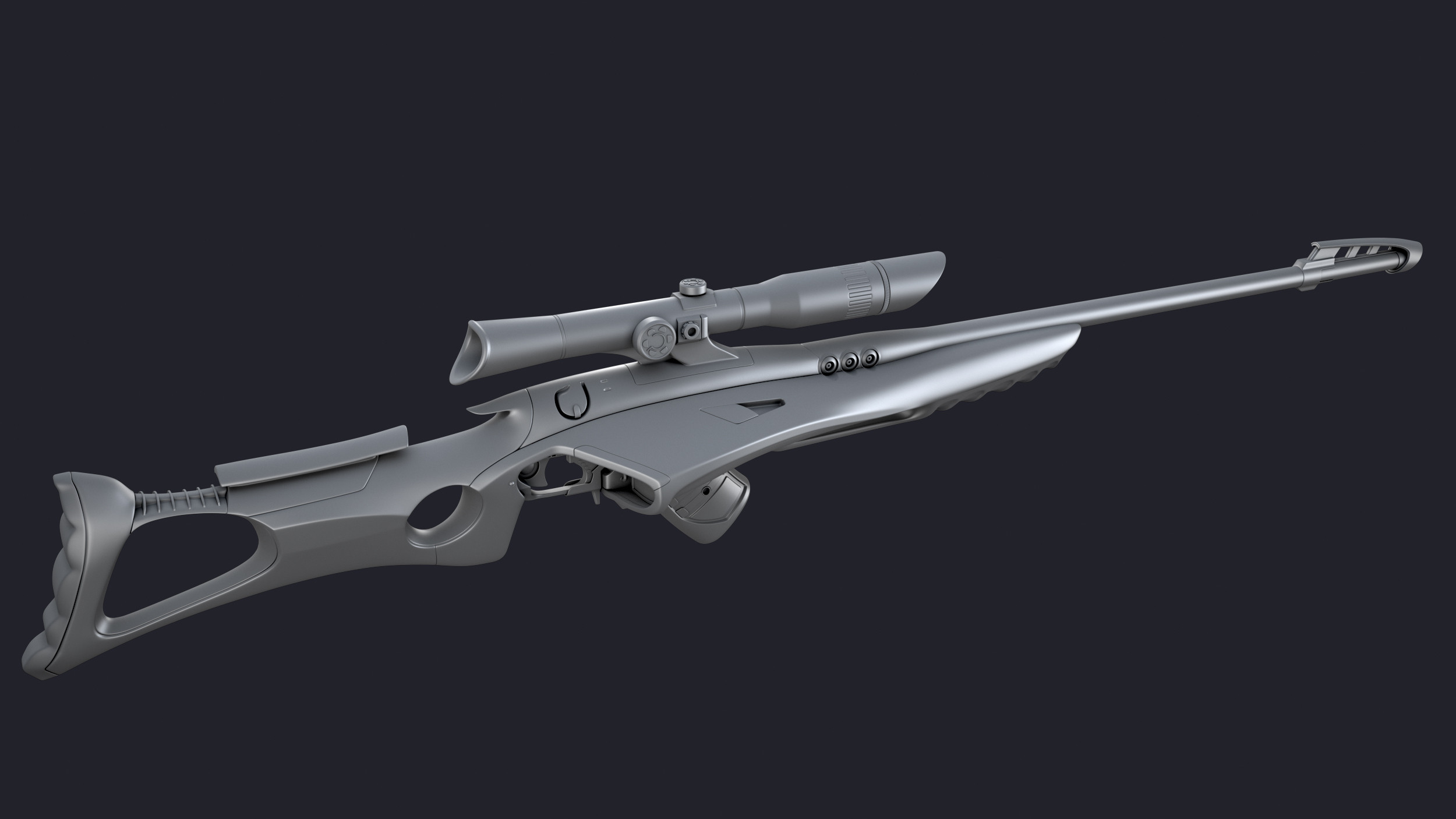 Brandon Hall - Alien Sniper Rifle