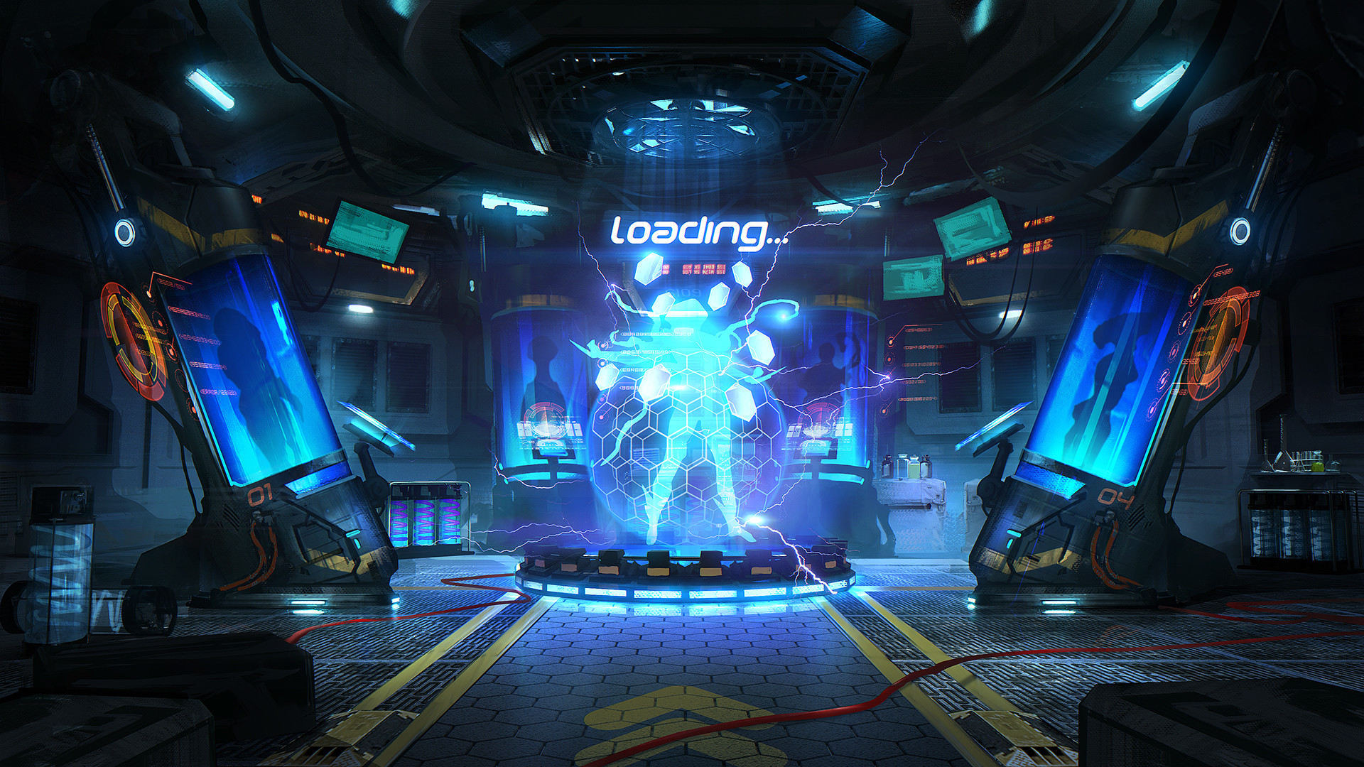 Sergey Zabelin - Laboratory. Concept art.