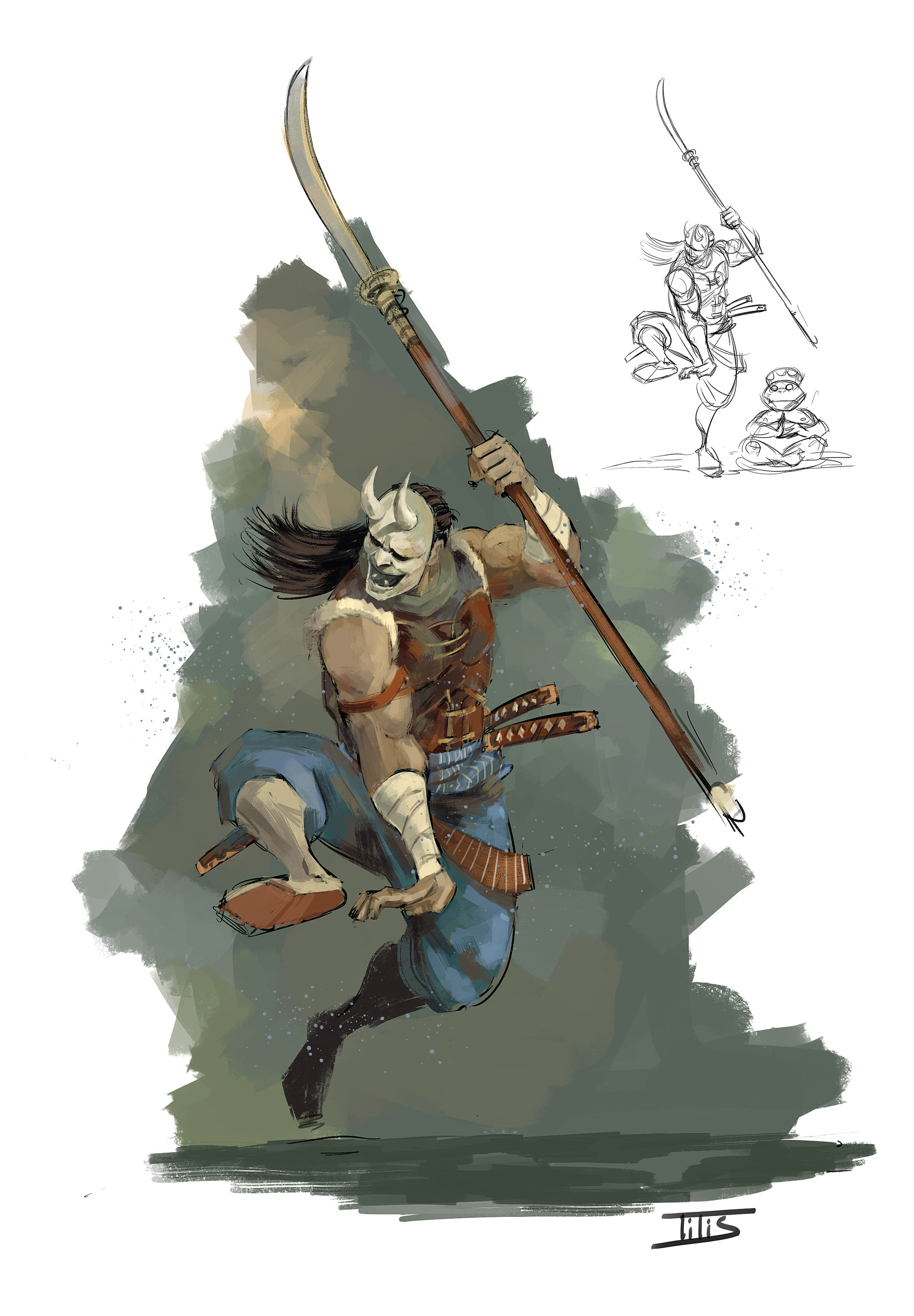 ArtStation - Samurai demon