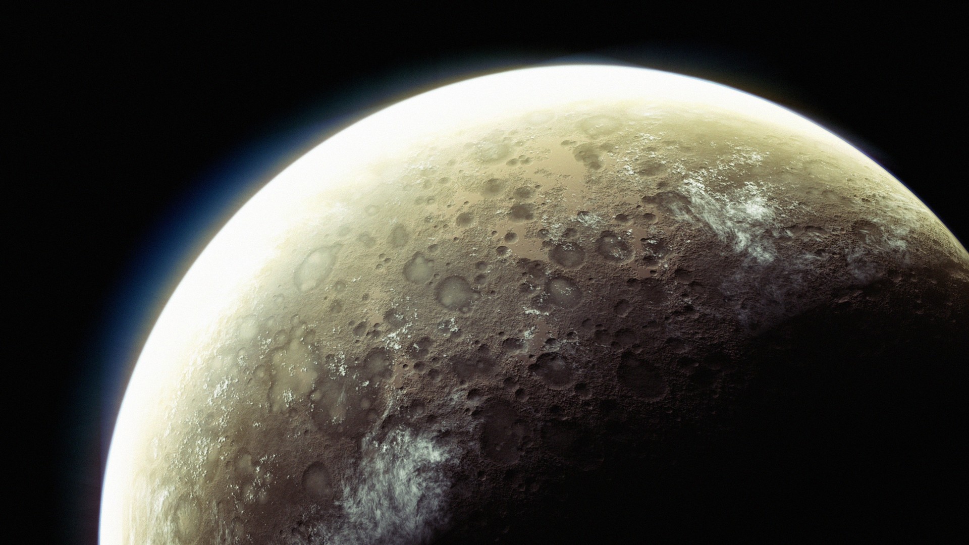 ArtStation - Cratered Moon