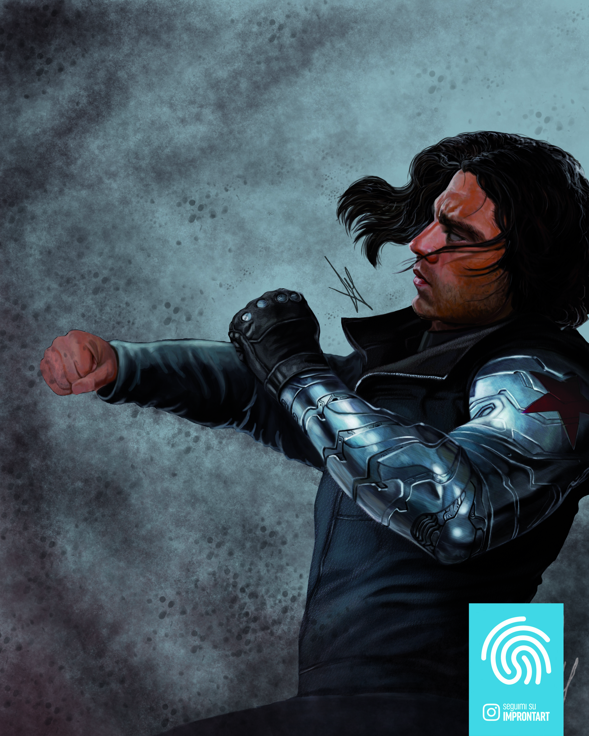 ArtStation - winter solidier work inspired by the art of Ryan Meinerding