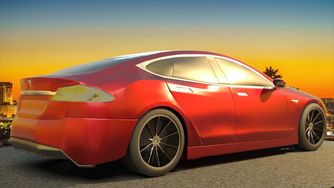 ArtStation - Tesla Model S