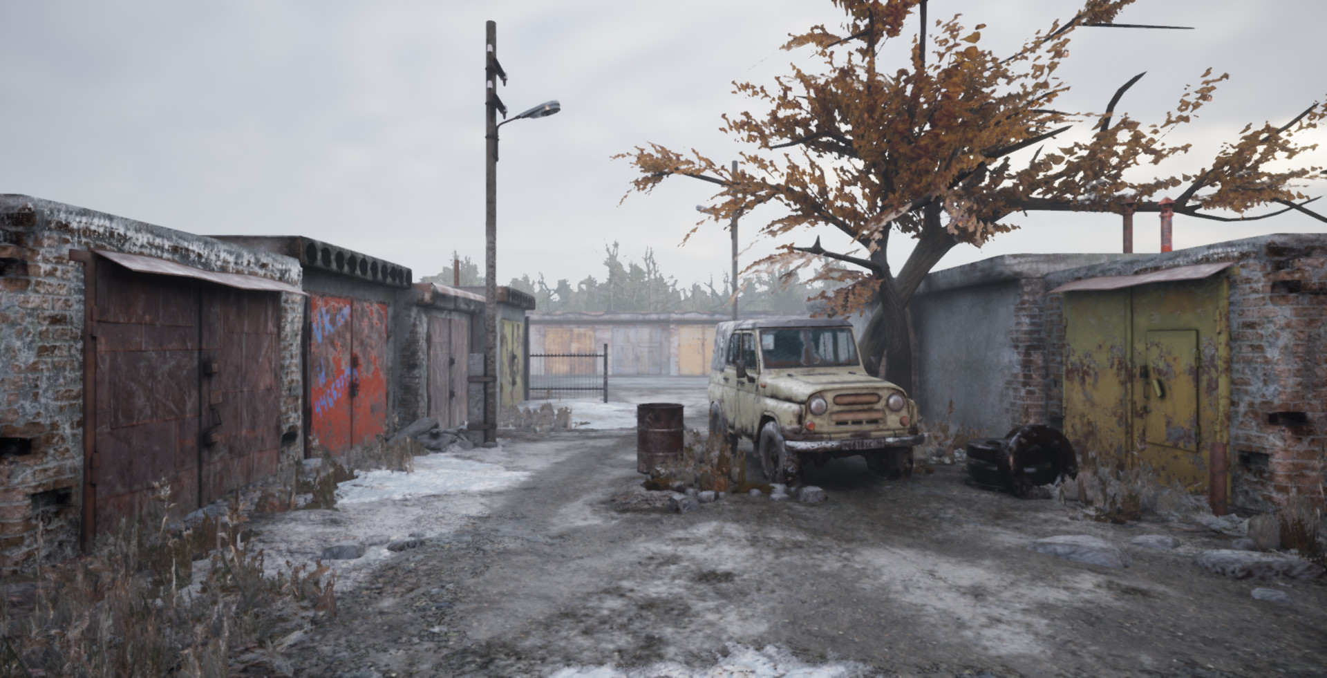 ArtStation - Soviet garages