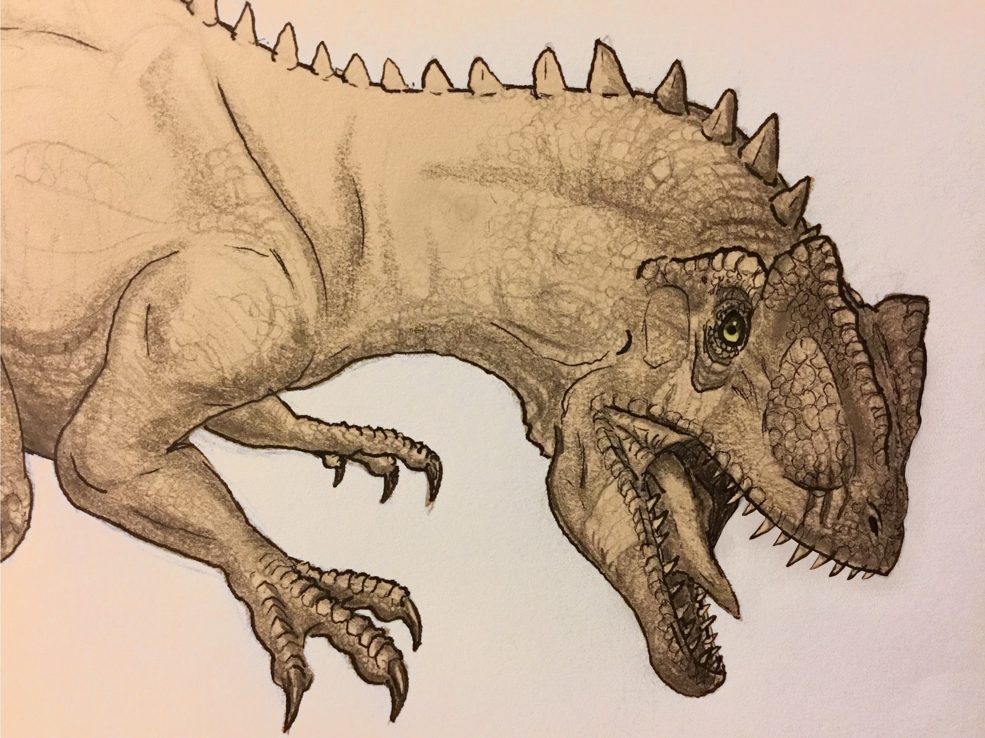 allosaurus pen