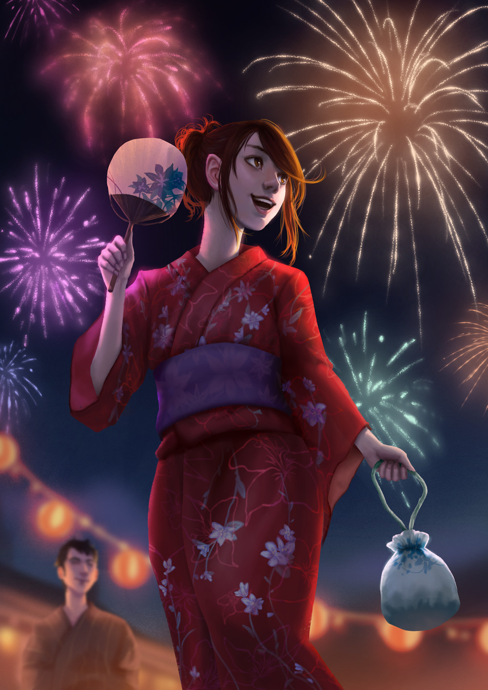 ArtStation - Fireworks