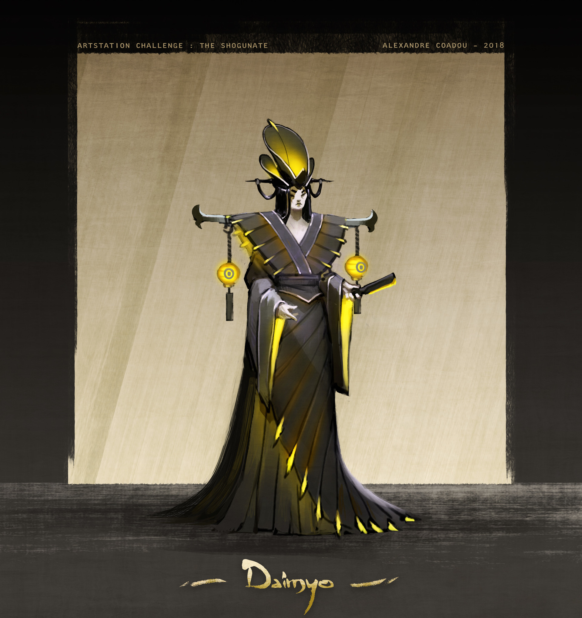 Alexandre Coadou - The Sogunate - Character design challenge