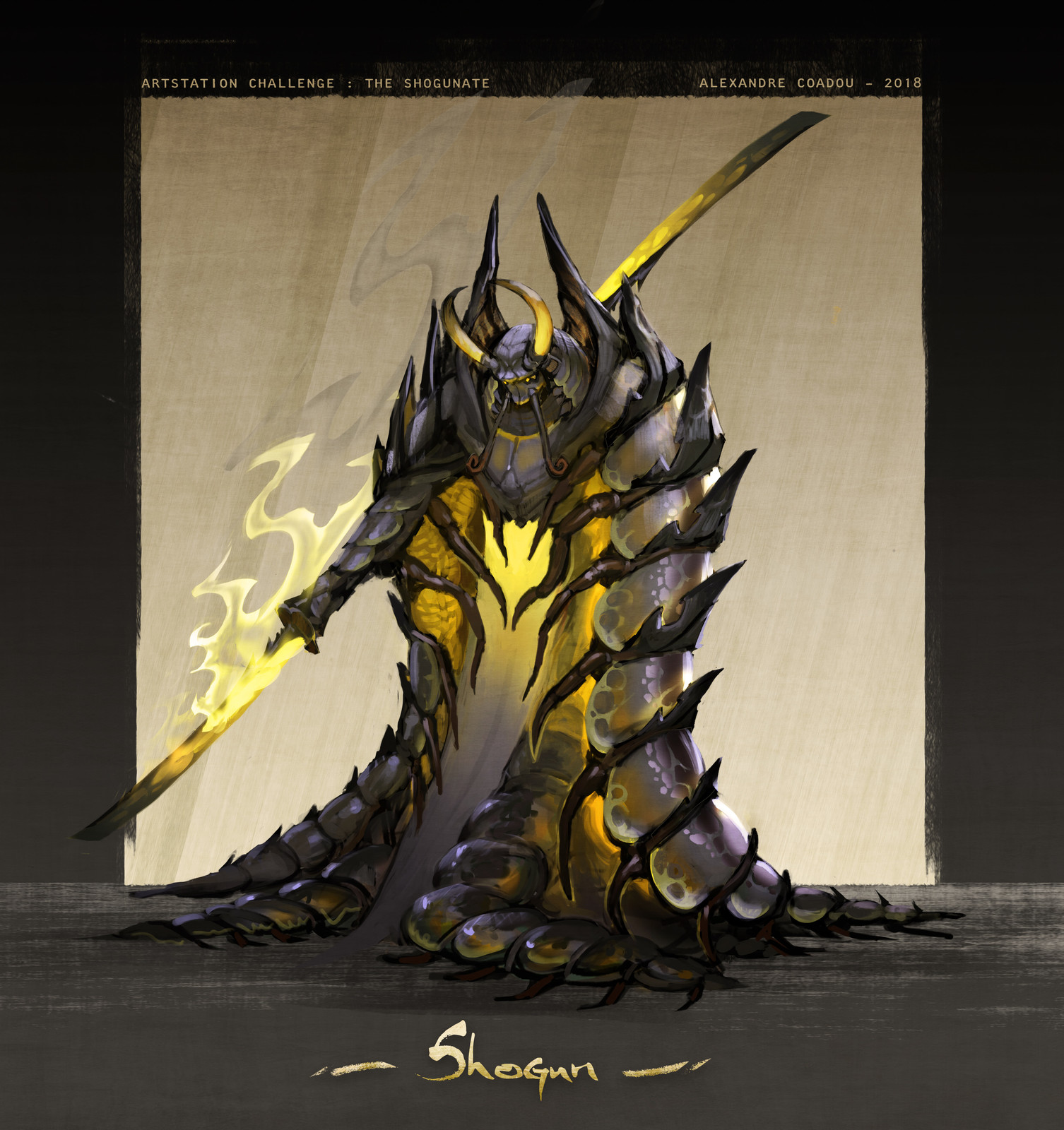 Alexandre Coadou - The Sogunate - Character design challenge