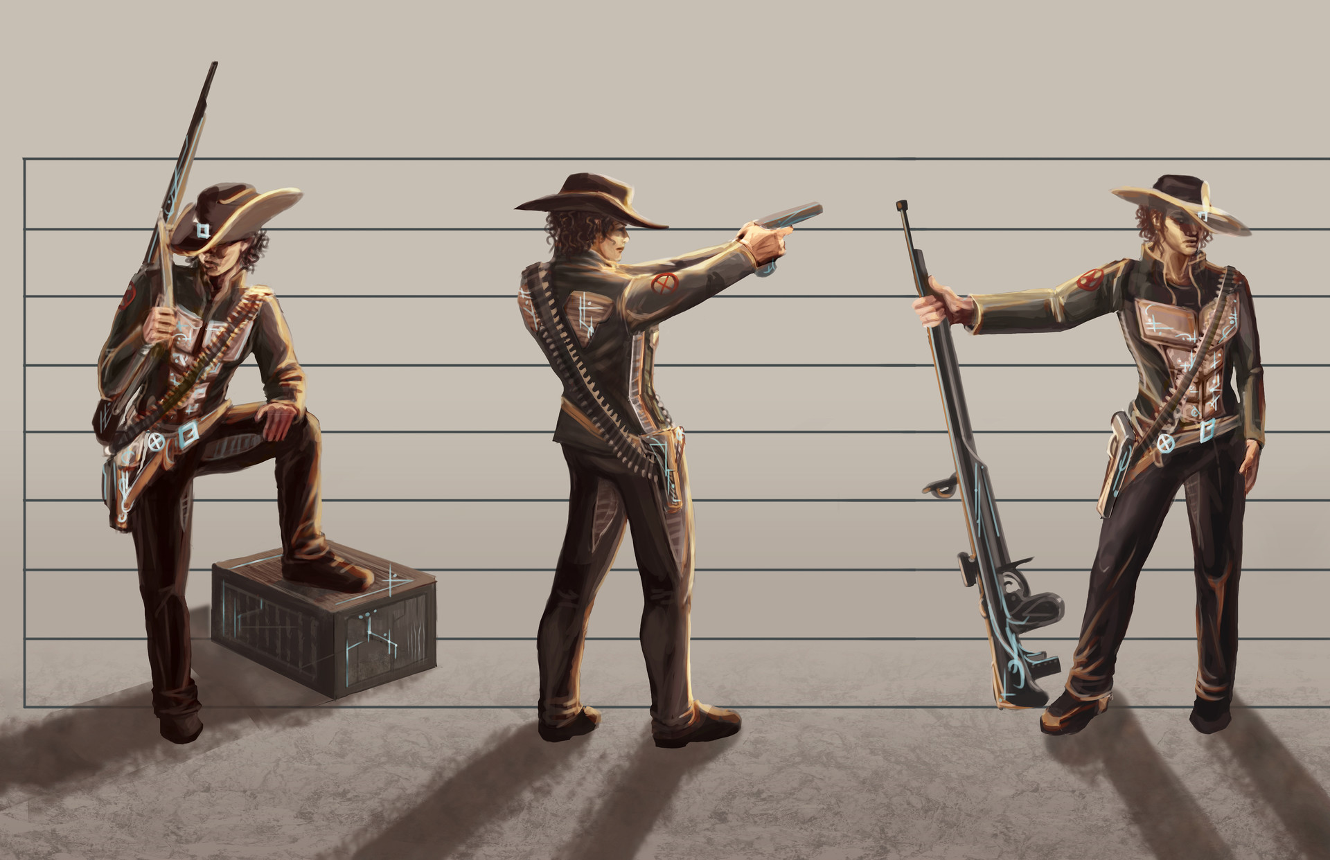 ArtStation - Ninth Hour Character Sheets