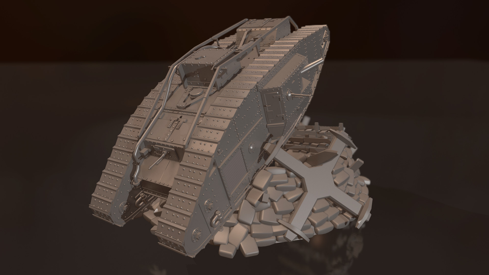 ArtStation - British Mark V - Battlefield1