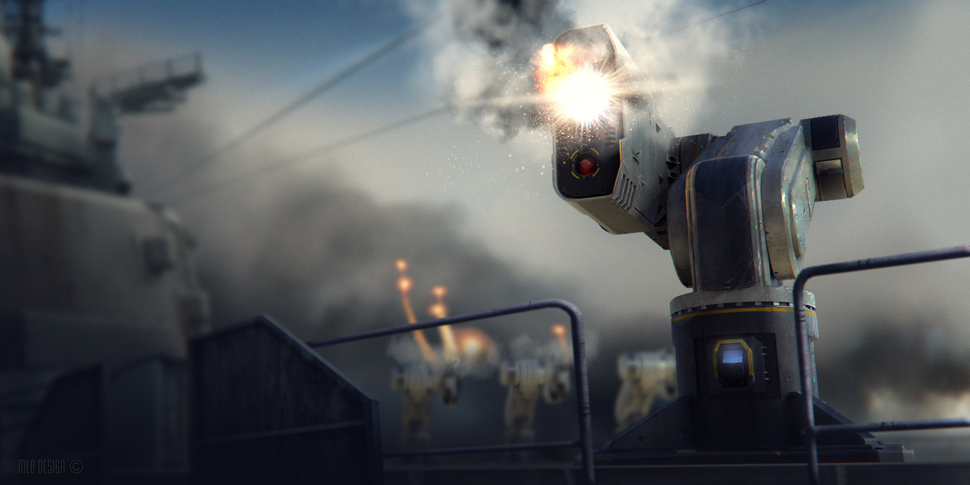 Mark Button - Missile Launcher Arm