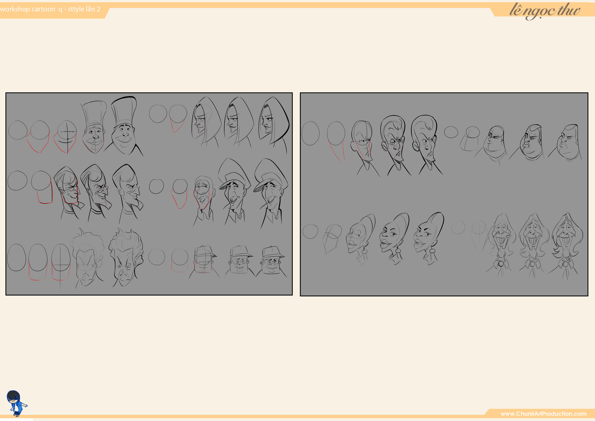 ArtStation - Character head studies