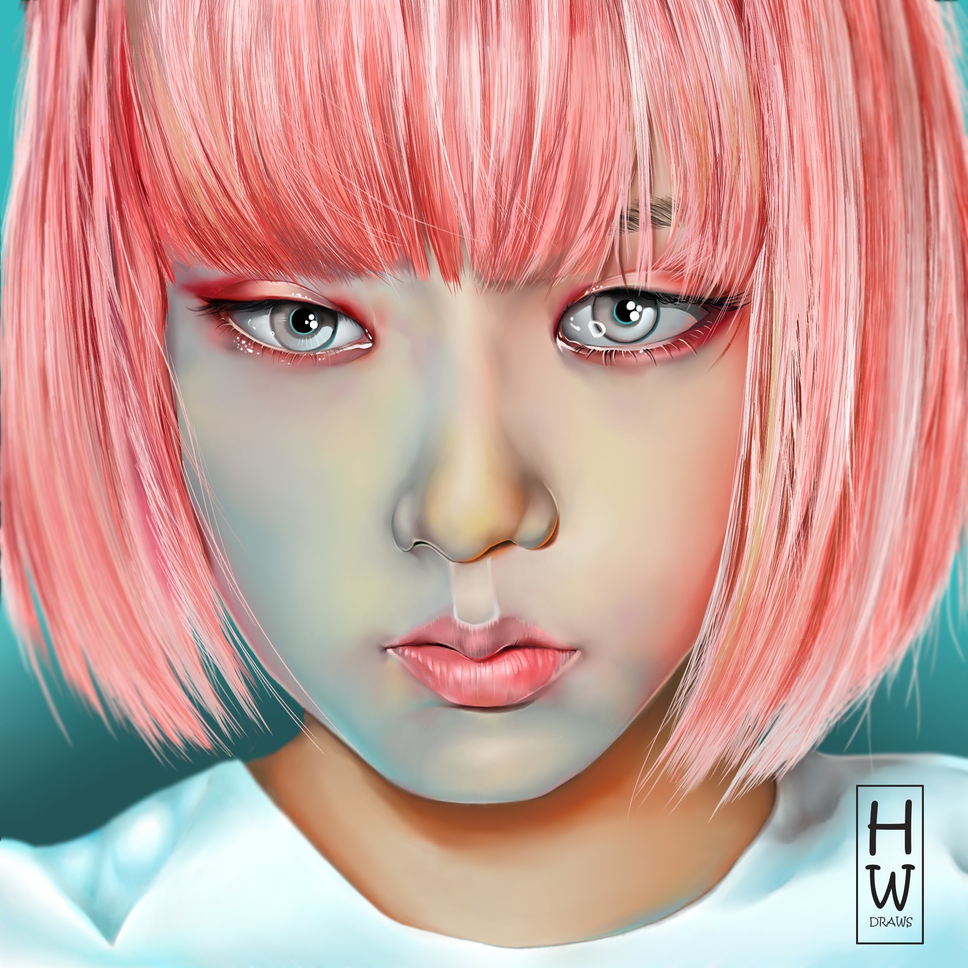 ArtStation - Portrait | Blackpink Jisoo (Pink)