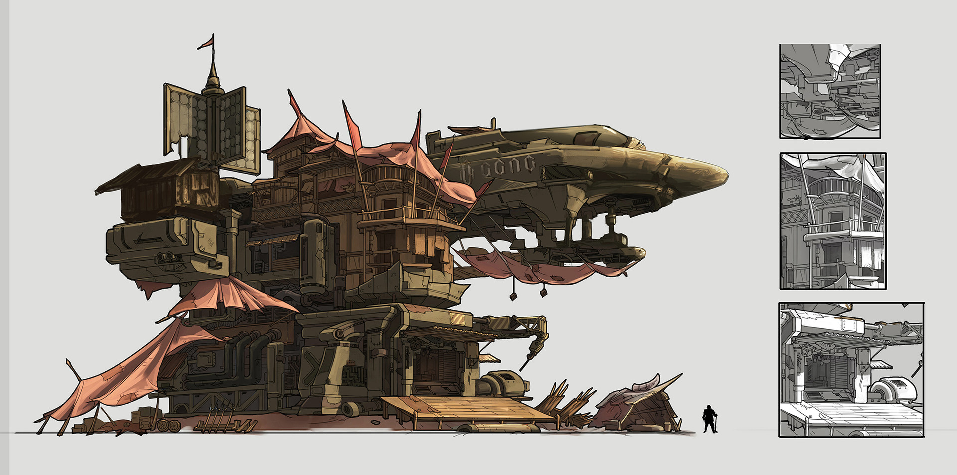 ArtStation - Doomsday plot science fiction design