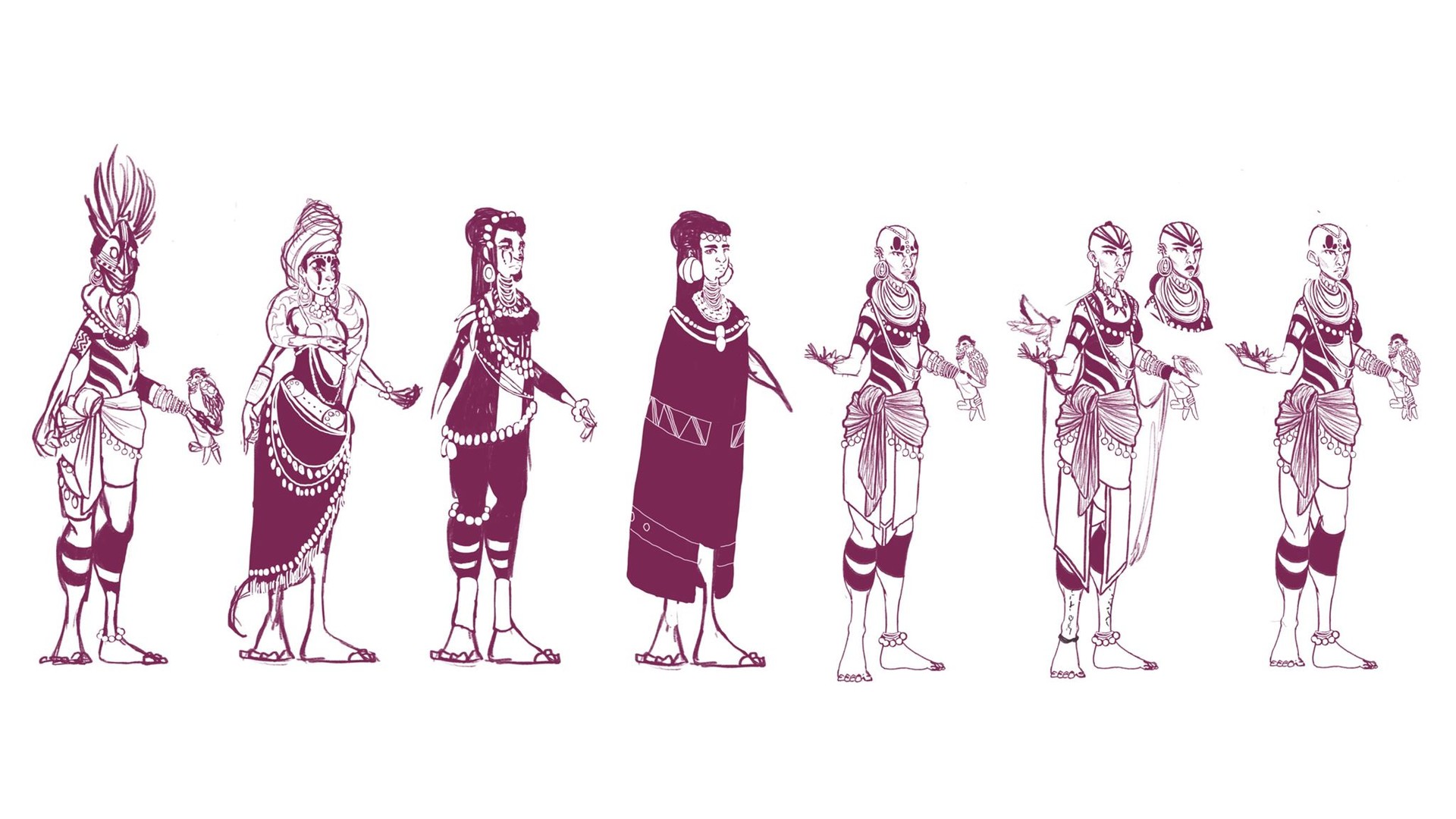 ArtStation - Tribal - Monthly Character Design