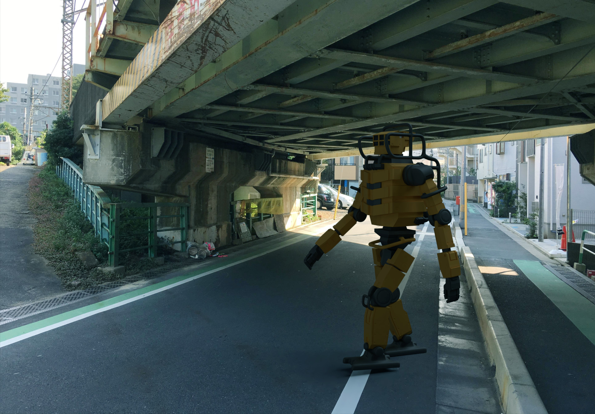 ArtStation - Walker Machine (in town)