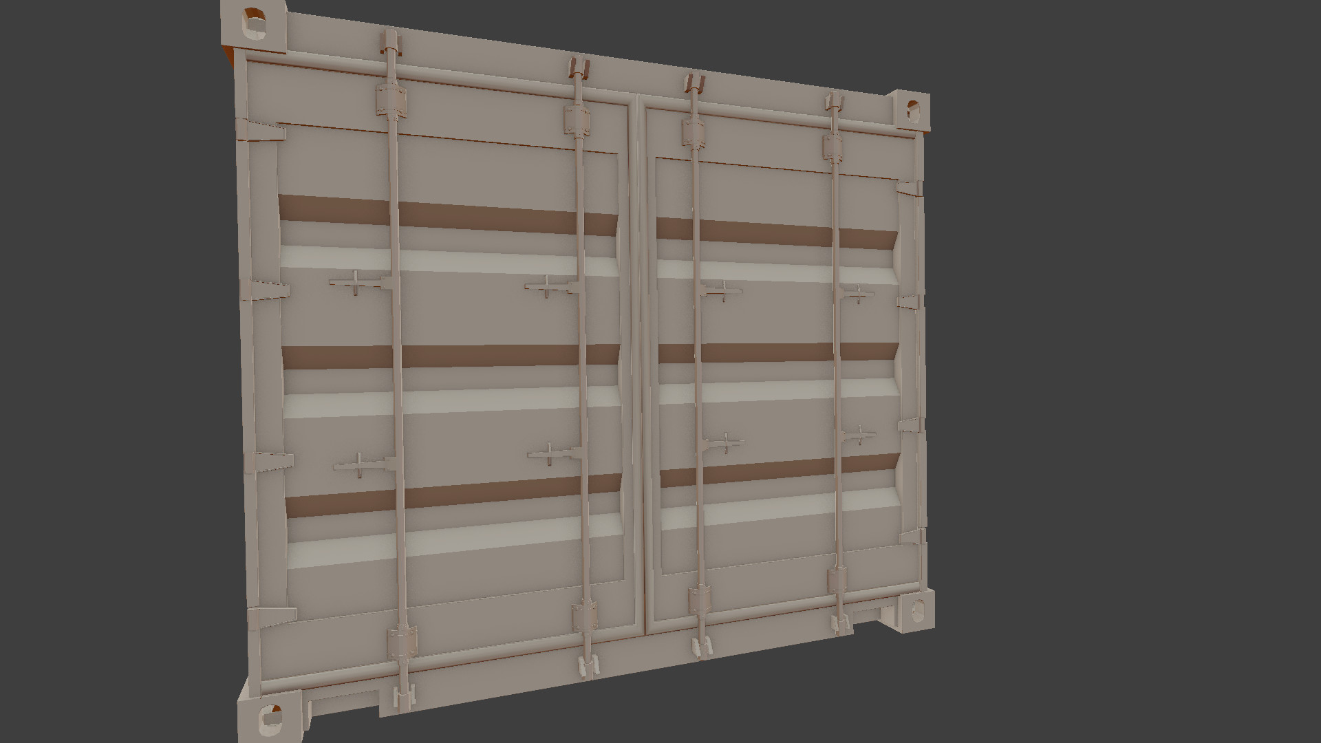 Esmilesvfx Businge Ismail - shipping container made in blender