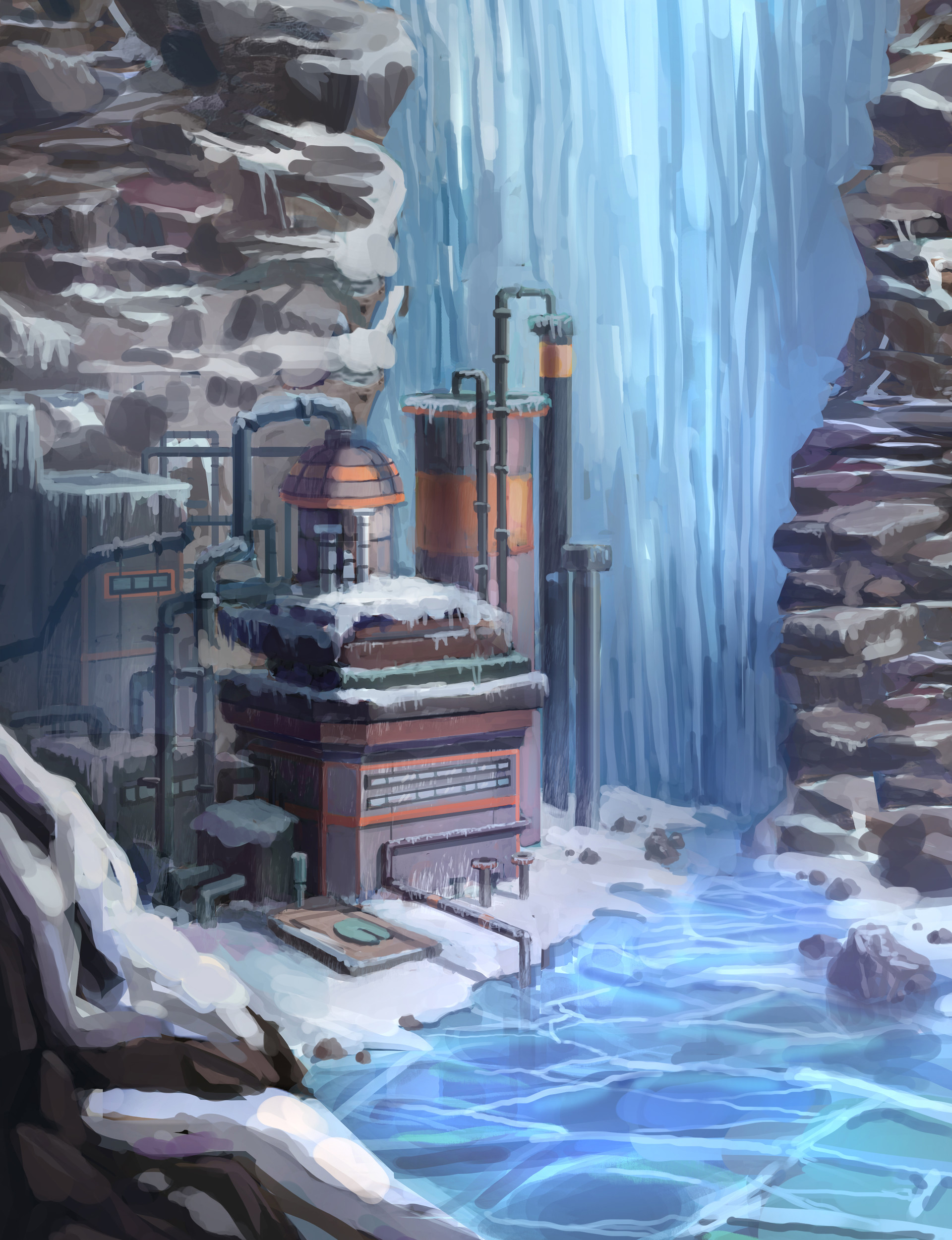 ArtStation - Frozen base