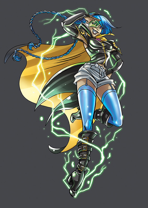 Amelie Belcher - Mascot illustration commission, Metrocon 2015