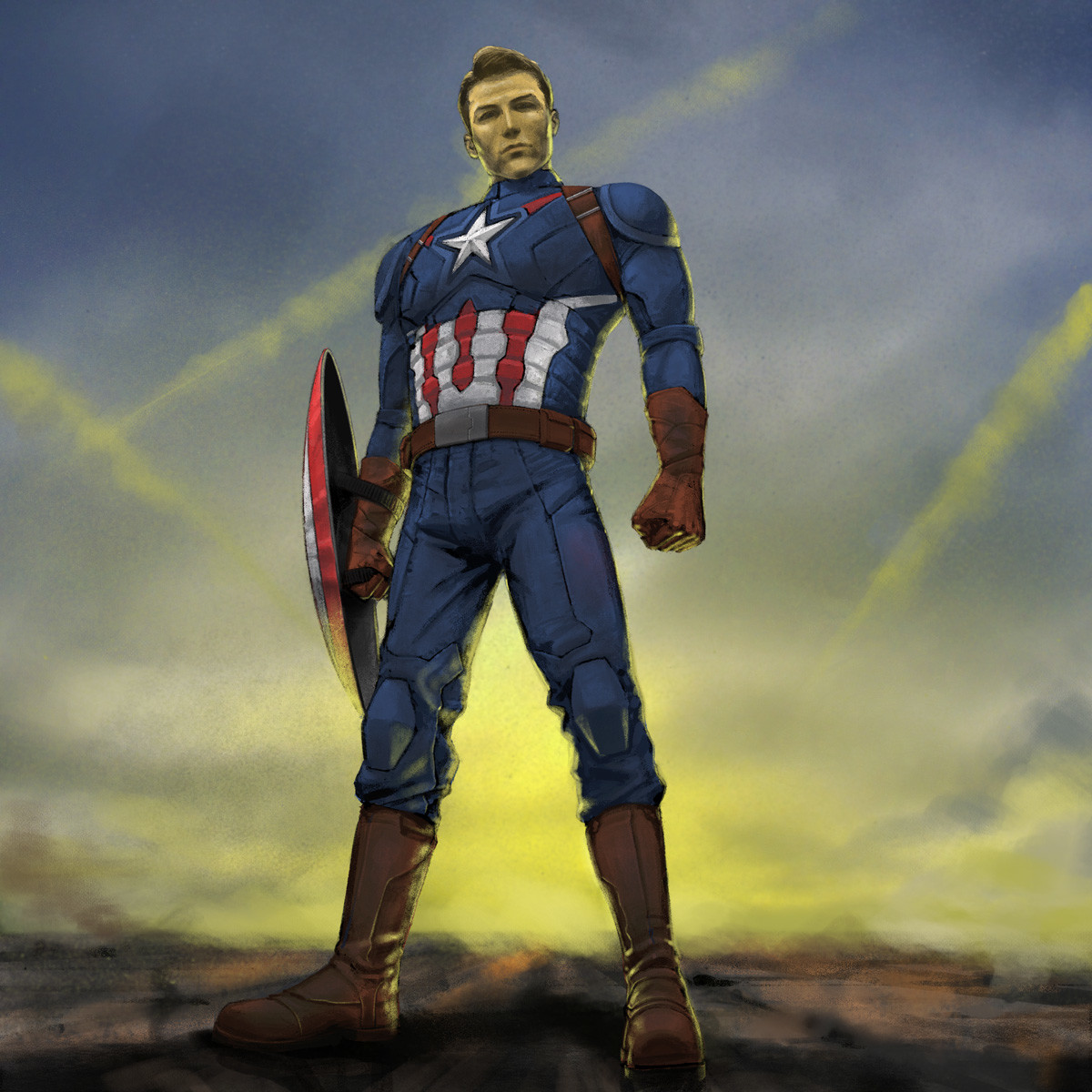 ArtStation - Captain America