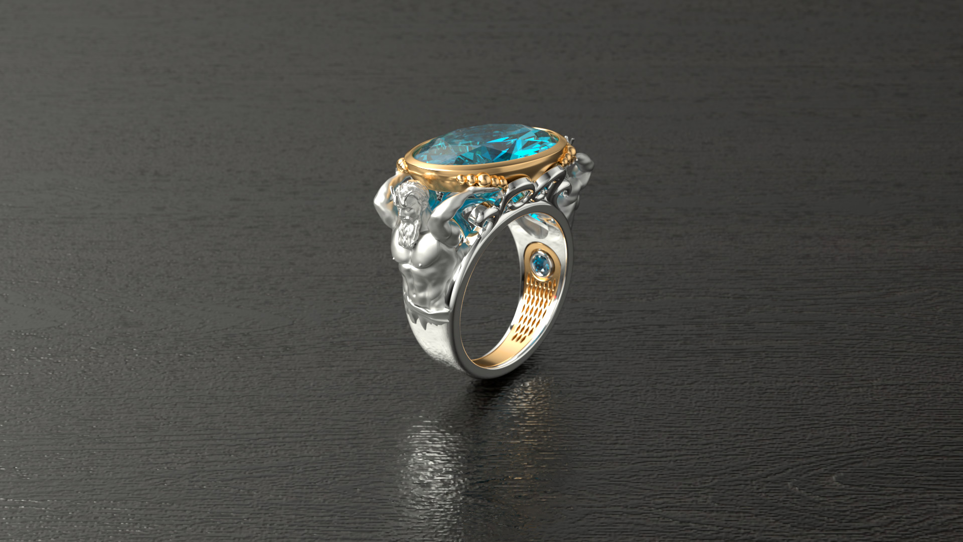 ArtStation - POSEIDON ring