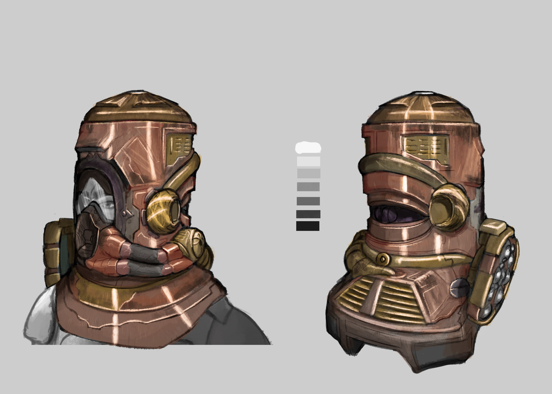 ArtStation - Helmet for a space marine