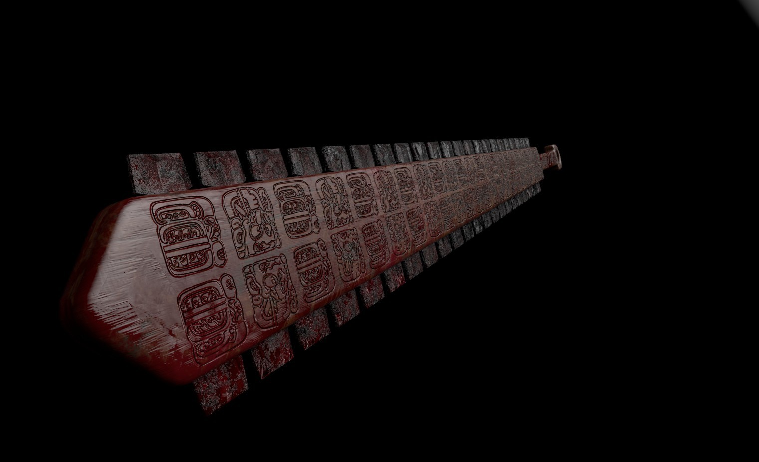 ArtStation - Macuahuitl Aztec Sword