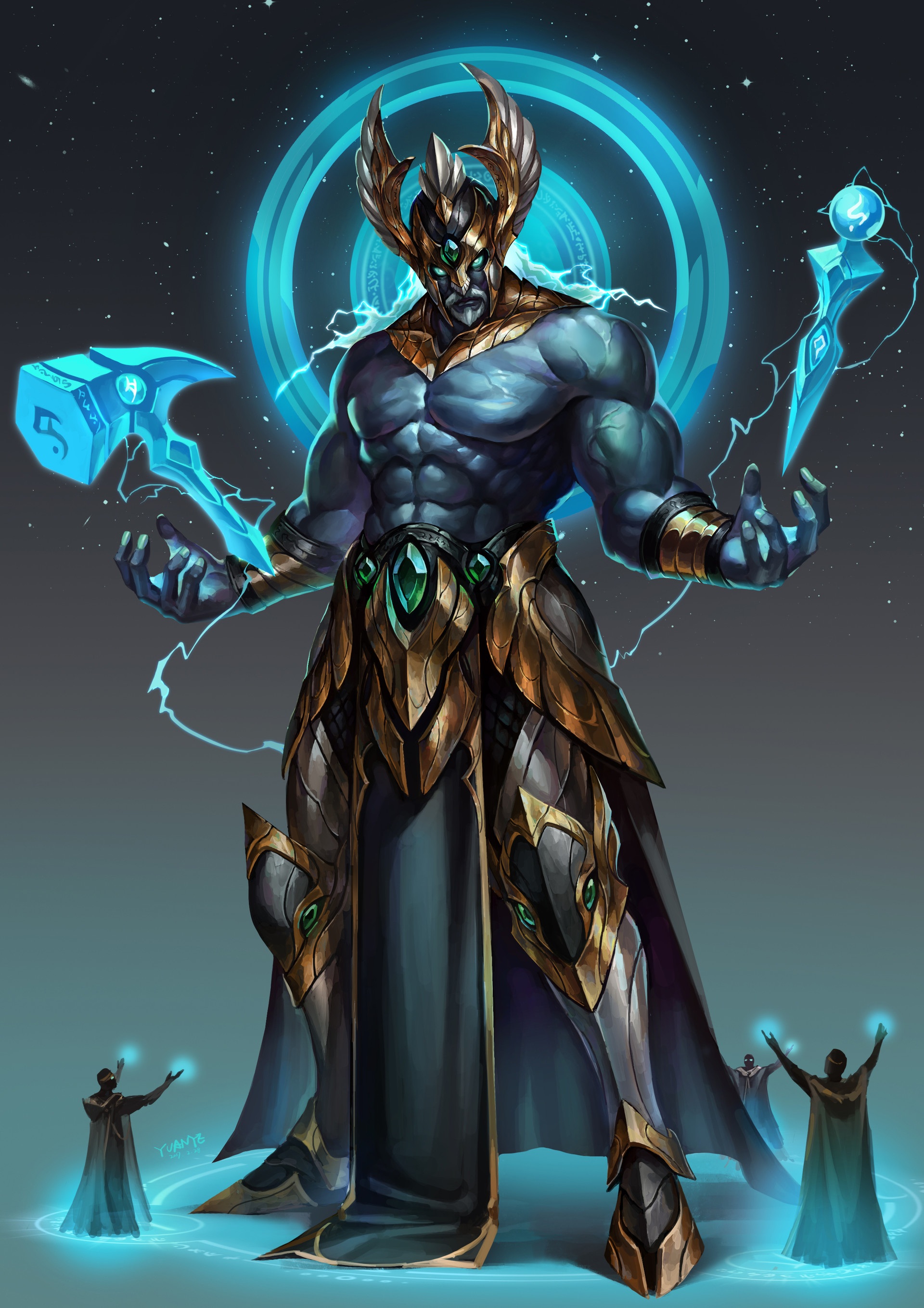 ArtStation - God of thunder