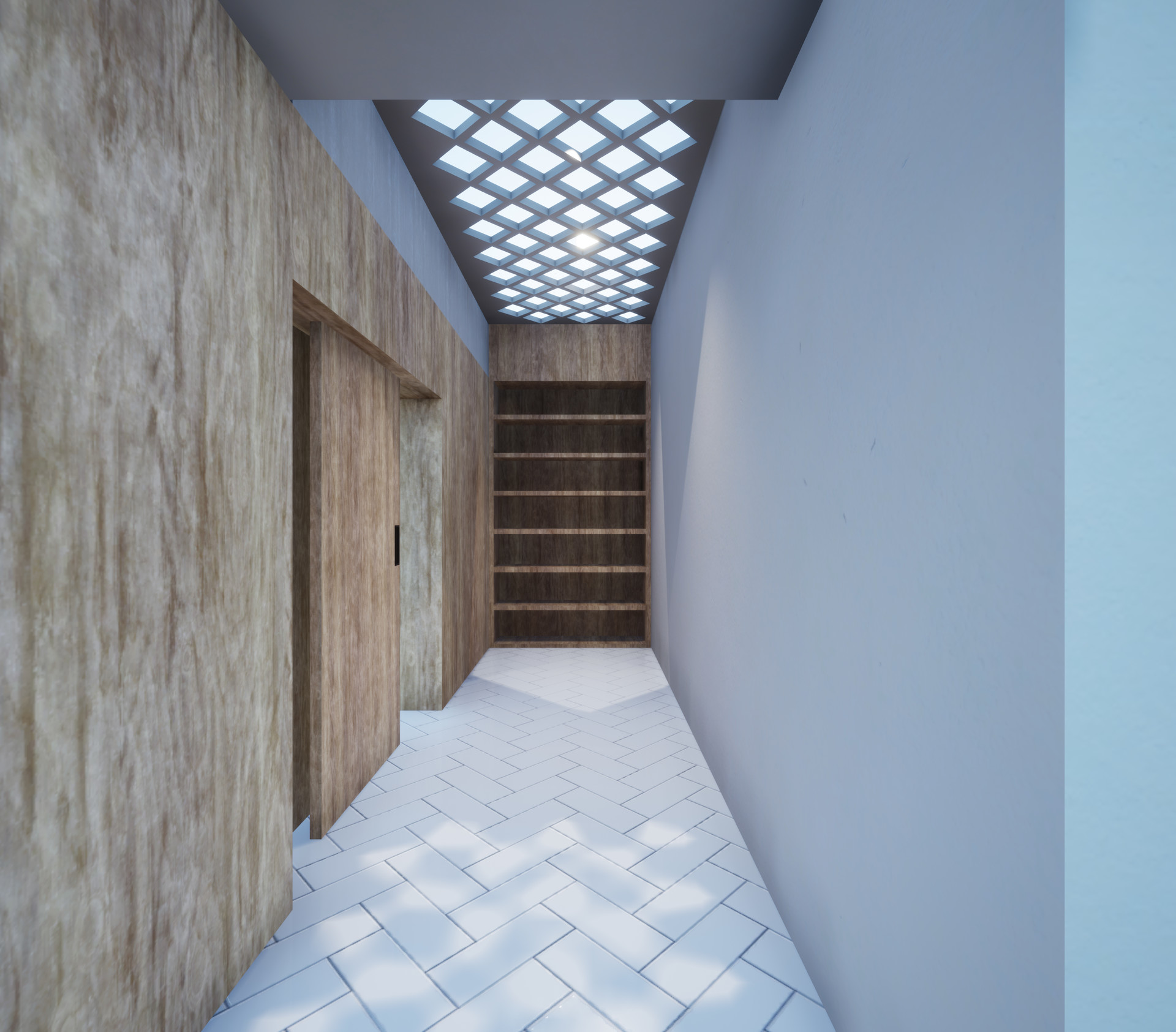 ArtStation - Hallway Day and Night