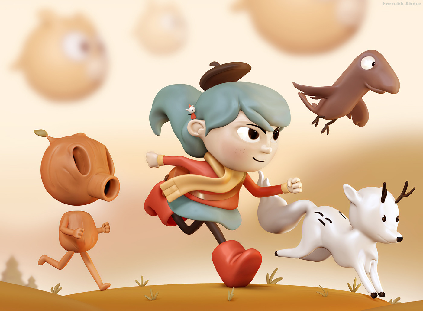 ArtStation - Hilda and Friends - Fanart